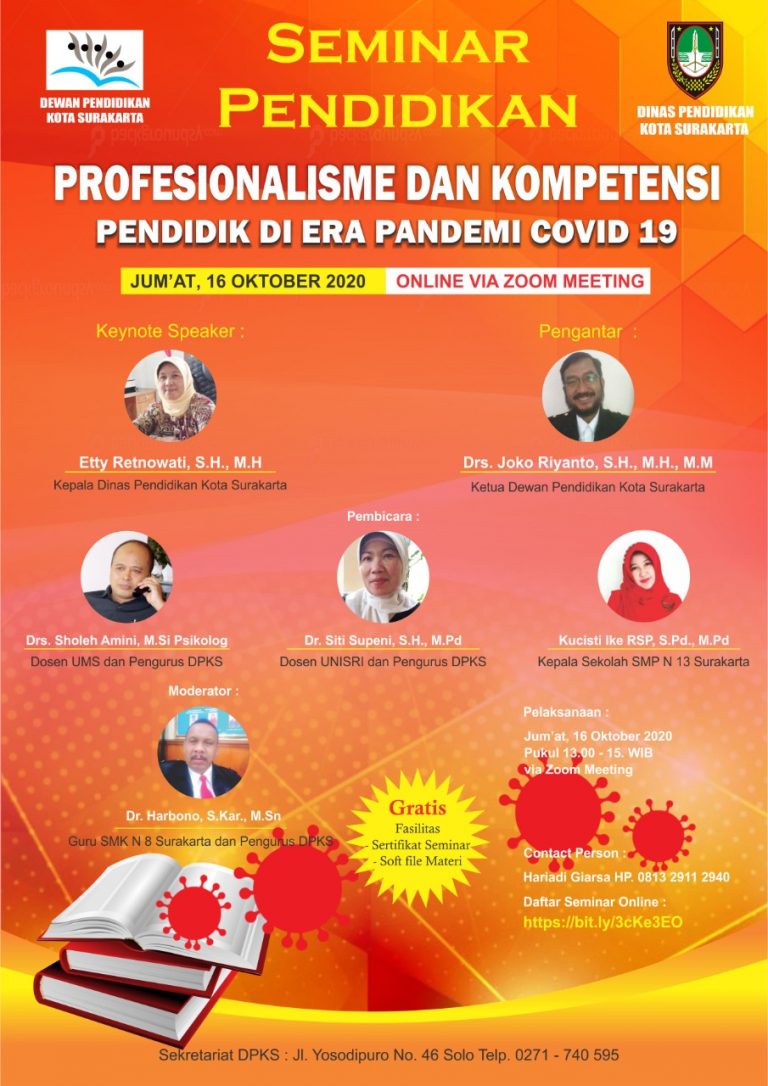 Seminar Pendidikan Dewan Pendidikan Kota Surakarta “PERAN MASYARAKAT ...